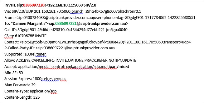 Manipulate To Header Field into INVITE Request Line URI – dmunified
